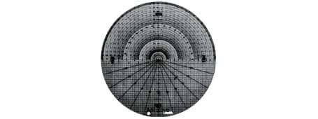 Metric Optical Comparator Overlay Charts - Type A Radial Index with ...