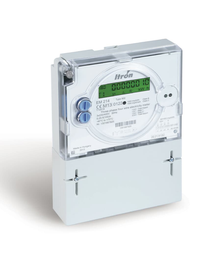 Three phase, 100A direct connect NMI approved meter by ITRON | Industry ...