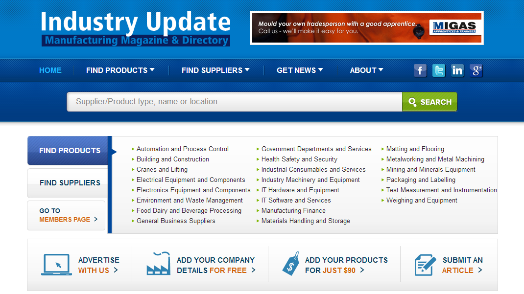 Industry Update Online | Industry Update Manufacturing Media