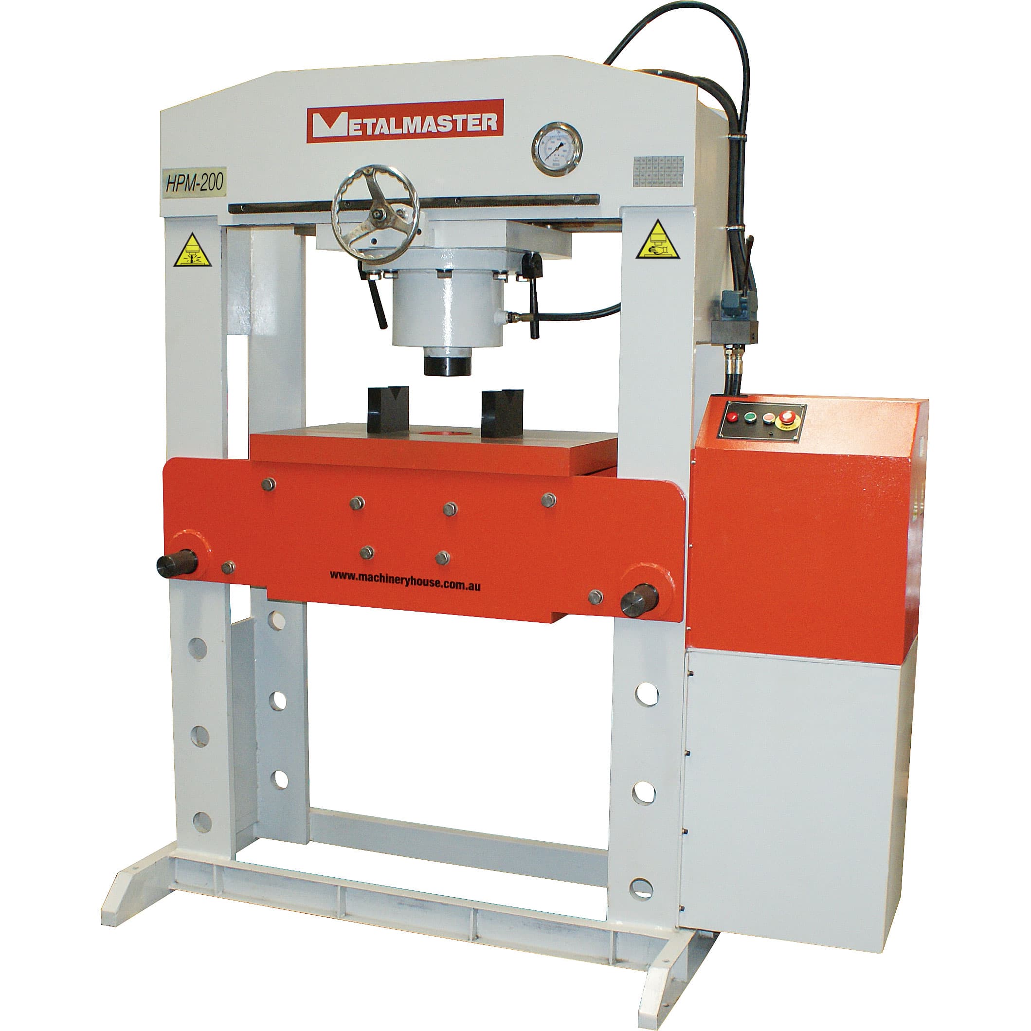 HPM-200T - Industrial Hydraulic Press (415V) 200 Tonne Sliding Cylinder ...