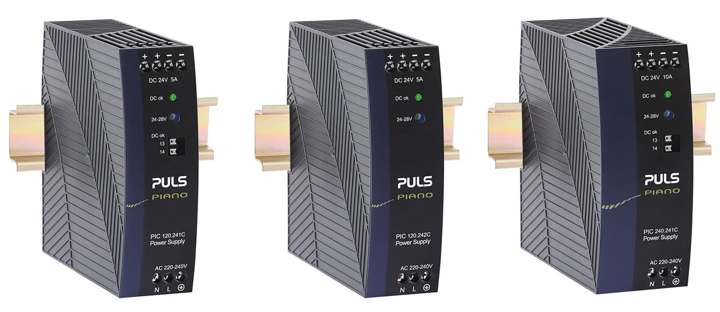 Low cost, high quality 5 and 10 amp, 24 VDC power supplies By PULS ...