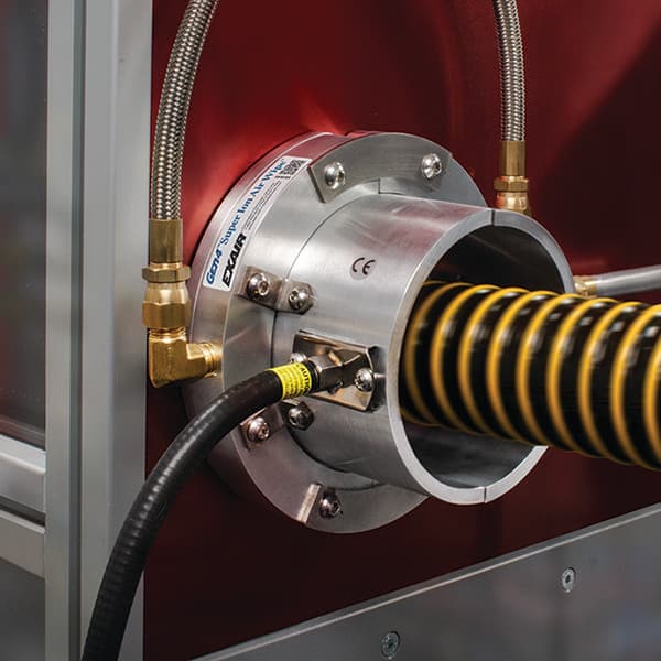 IONISED AIR WIPE UNIT KEEPS PIPES CLEAN AND FREE FROM STATIC | Industry ...
