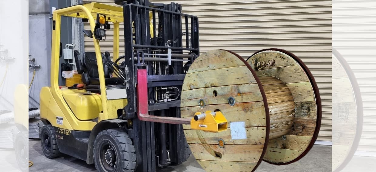 New Adept Direct forklift cable drum attachment | Industry Update ...
