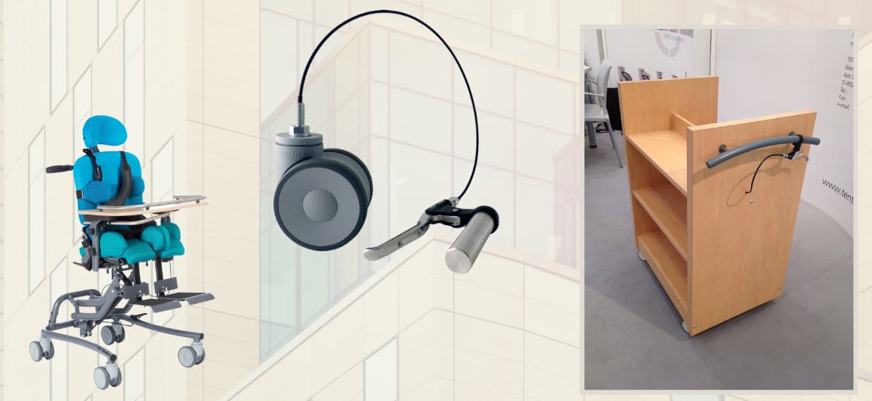 Tente’s Linea automatic locking safety brake means peace of mind ...