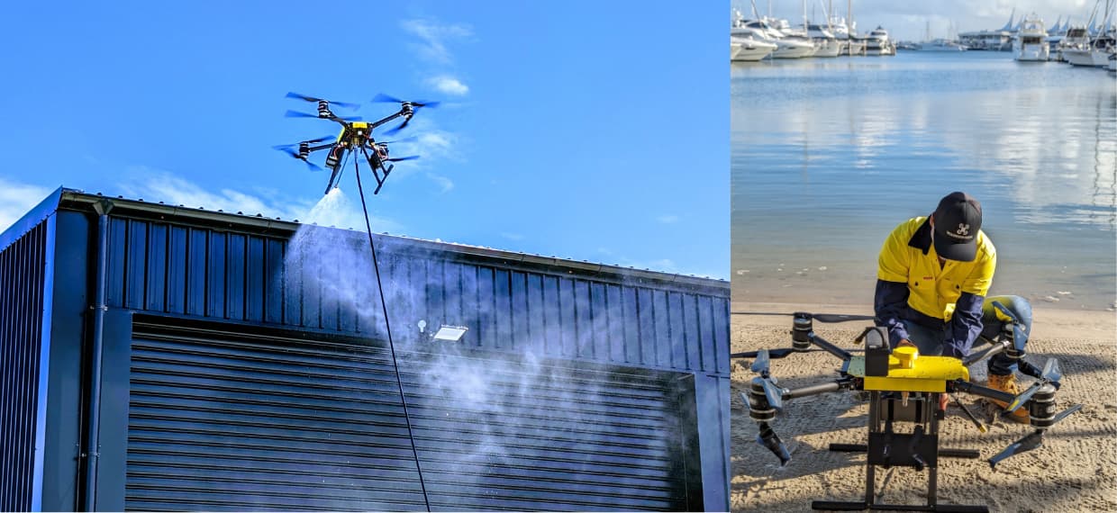 Drones to clean The Dome in Australian-first demonstration | Industry ...