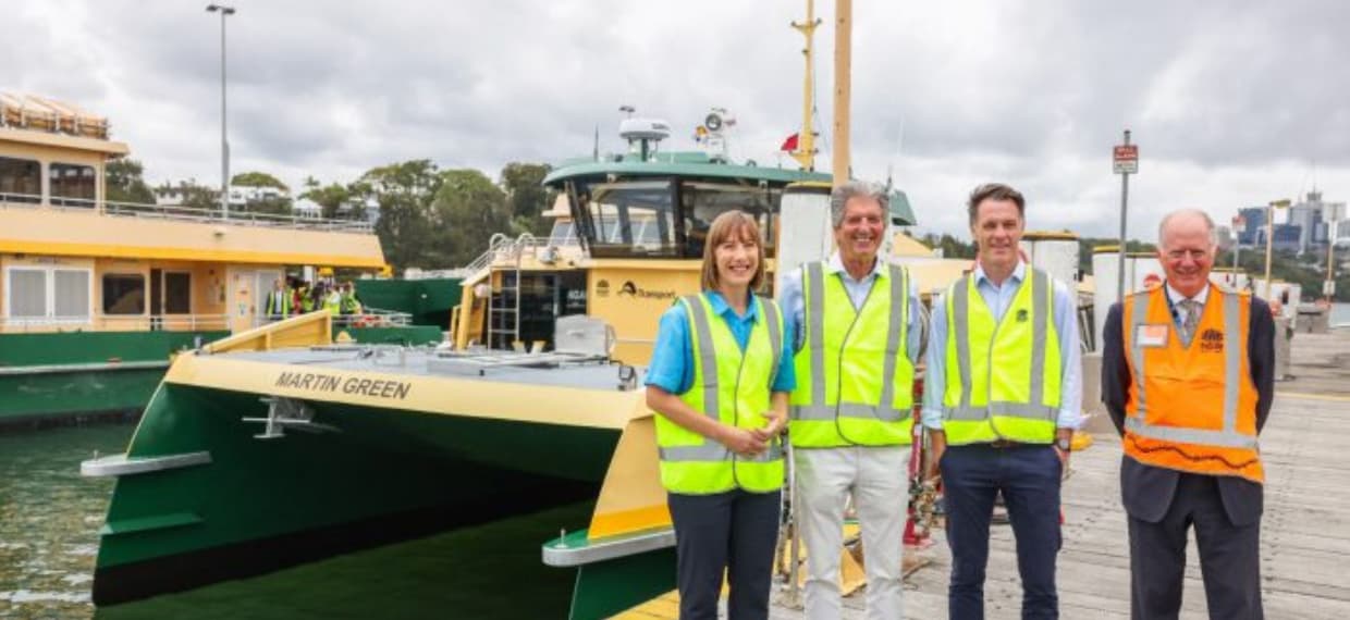 Australian made back on the agenda as new ferries take to Sydney ...