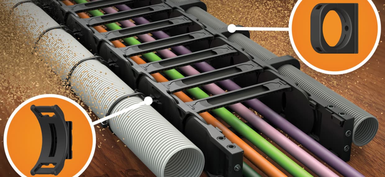 Enjoy easy installation with new accessories for corrugated tubes and ...