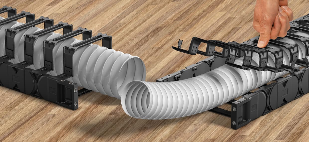 Safe guidance for large hoses | Industry Update Manufacturing Media