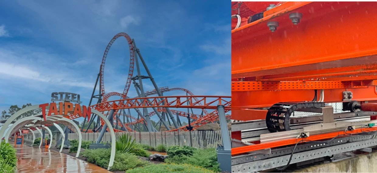 How Igus Energy Chains are keeping the coasters rolling at Dreamworld ...