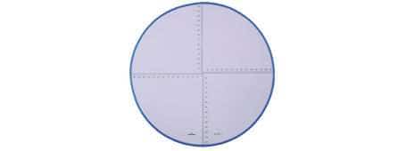 Imperial Optical Comparator Overlay Charts - Type F Crossed Lines ...