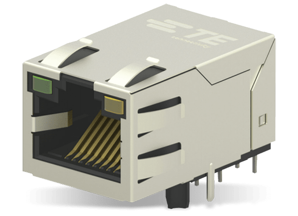 TE Connectivity Ethernet Jacks with Integrated Magnetics | Industry ...