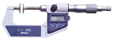 Non Rotating Disc Micrometer - Series 369 Digimatic model | Industry ...