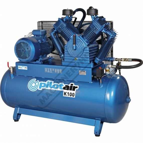 K100 Industrial Air Compressor 500 Litre / 20hp 81.6cfm Displacement ...