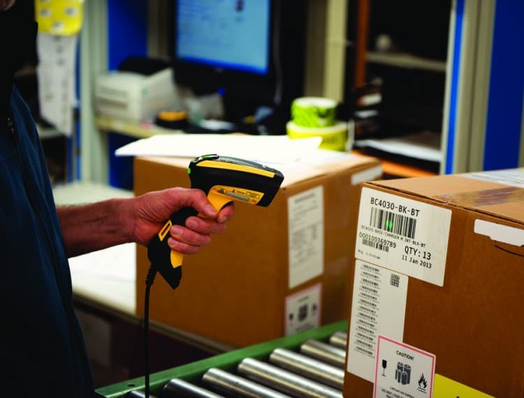 Powerscan 9501 auto range series cordless industrial hand held scanner ...