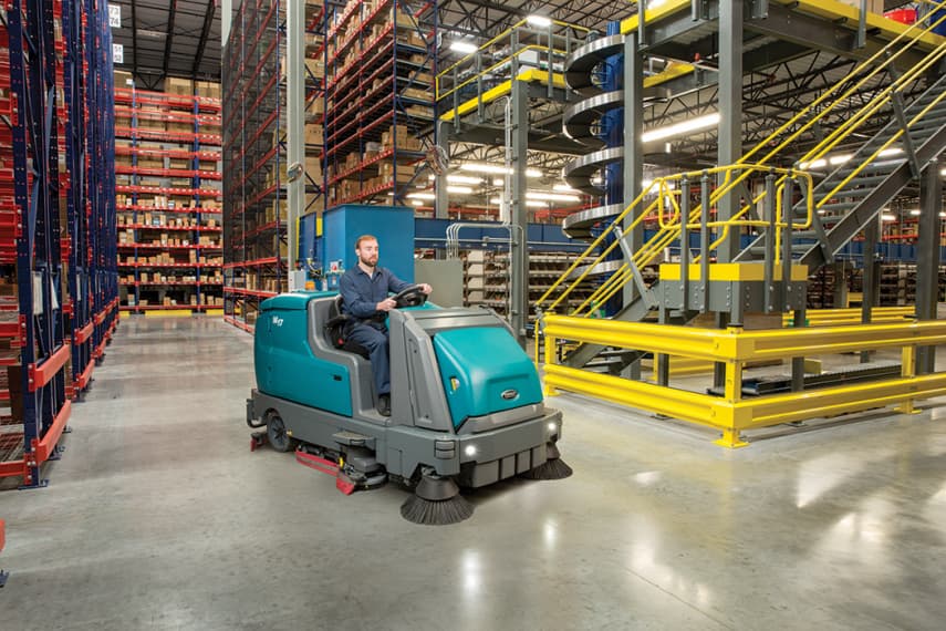 M17 Battery Powered Rider Sweeper Scrubber | Industry Update ...