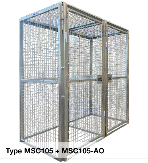 MSC105 Modular Storage Cage – 1050(w) | Industry Update Manufacturing Media