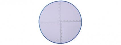 Imperial Optical Comparator Overlay Charts - Type F Crossed Lines ...