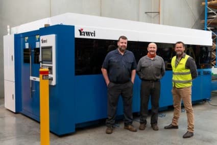Metal spinner of AFL Premiership Cup kicks goal with Yawei machines ...